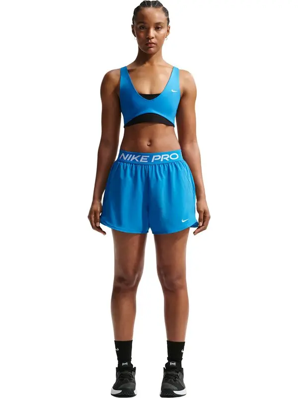 Nike Pro 2-in-1 Shorts - Blue