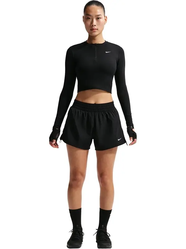 Nike One Dri-fit High-waisted 5" Shorts - Black