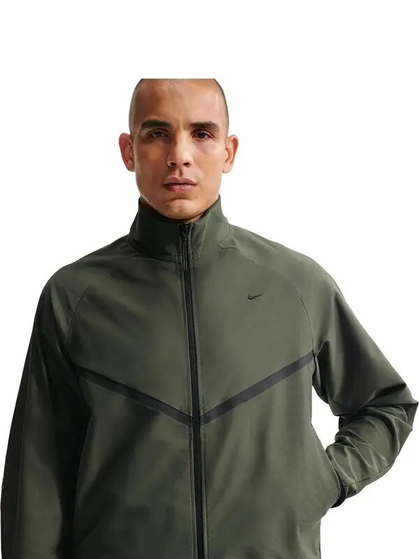 Nike Sportswear Tech Dri-fit Shori Knit Track Jacket - Green