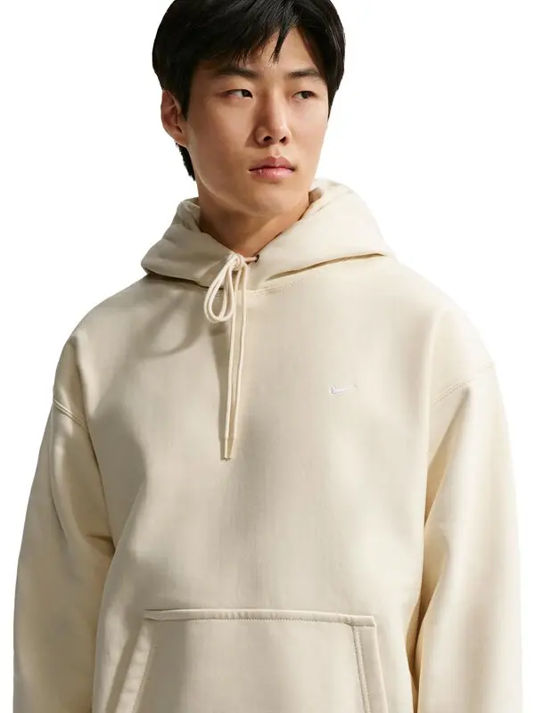 Nike Solo Swoosh Pullover Hoodie - White