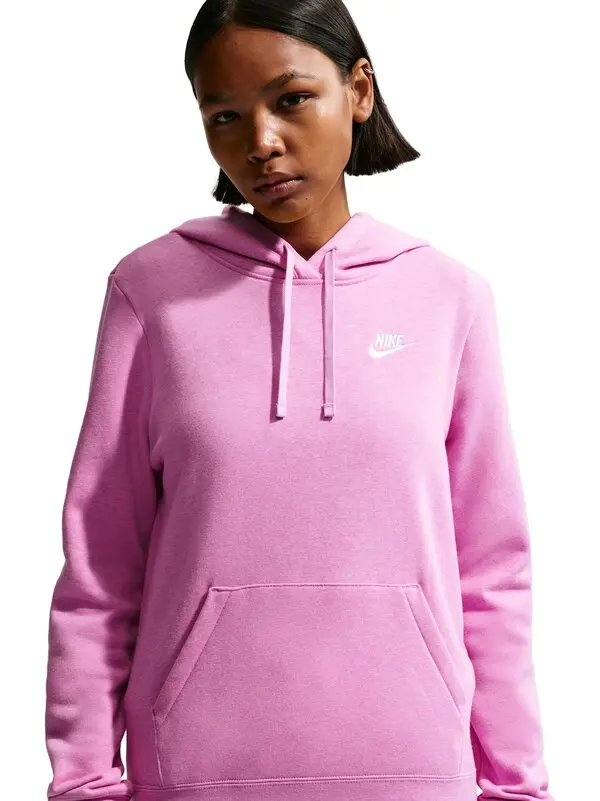 Nike Sportswear Club Fleece Pullover Hoodie - Purple
