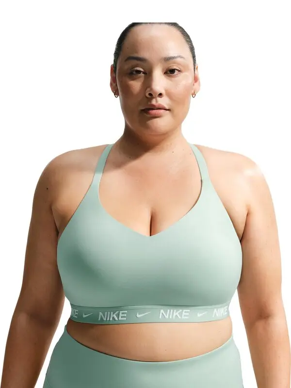 Nike Indy Light Support Padded Adjustable Sports Bra - Green