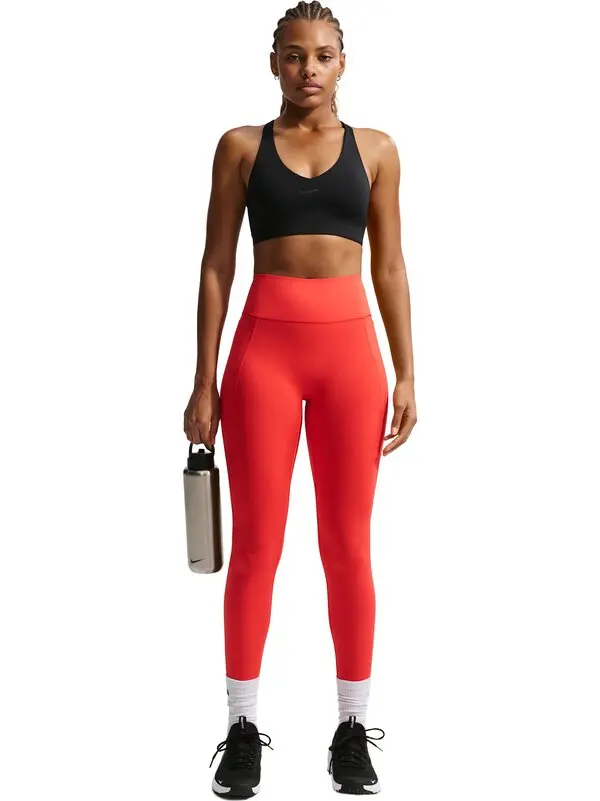 Nike Universa High-waisted 7/8 Leggings With No Front Seam - Red