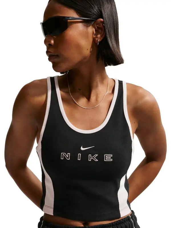 Nike Sportswear Tight Graphic Tank Top - Black