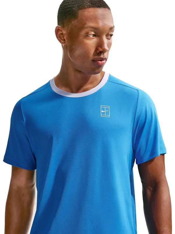 Nike Advantage Dri-fit Tennis Top - Blue