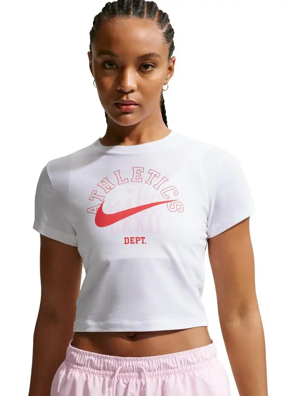 Nike Sportswear Chill Knit Slim Cropped T-shirt - White