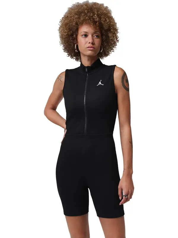 JORDAN Brooklyn Romper Bodysuit - Black