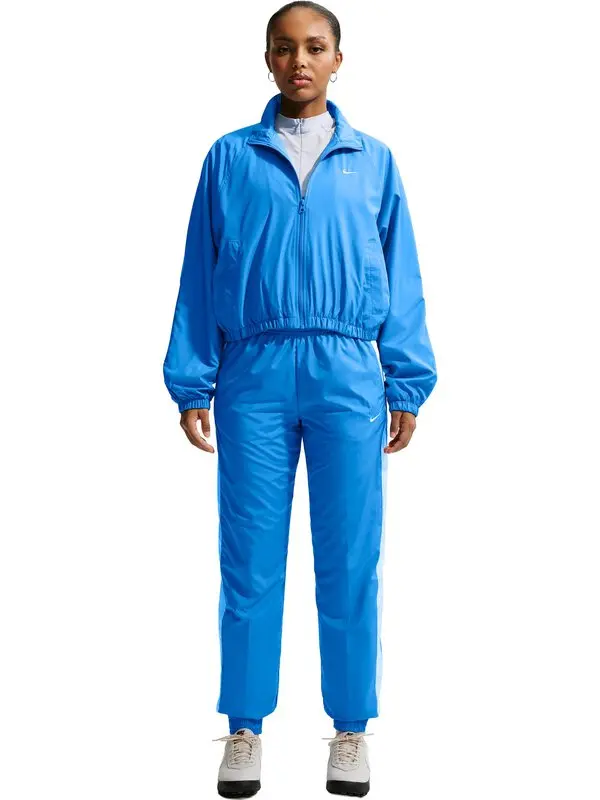 Nike Sportswear Classic Wovens Uv Protection Mid-rise Loose Jogger Pants - Blue