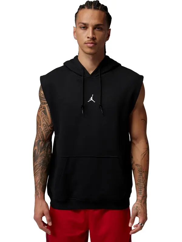JORDAN Sport Crossover Dri-fit Sleeveless Pullover Hoodie - Black