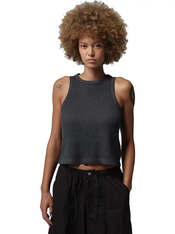 JORDAN Flight Waffle Tank Top - Black
