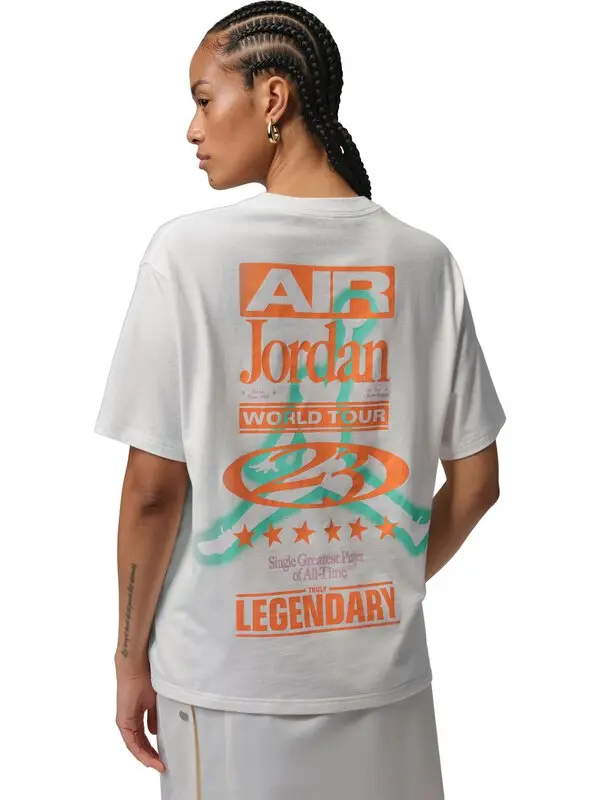 JORDAN Flight Girlfriend T-shirt - White