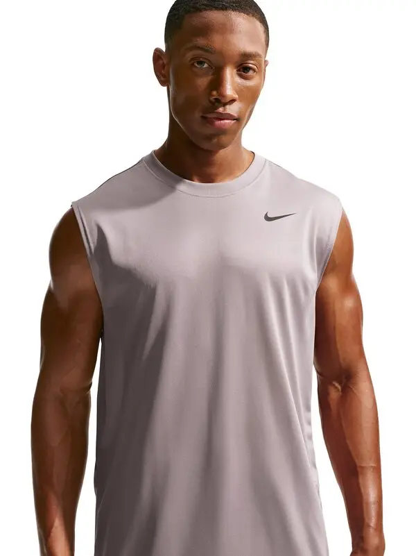 Nike Dri-fit Legend Sleeveless Fitness T-shirt - Grey