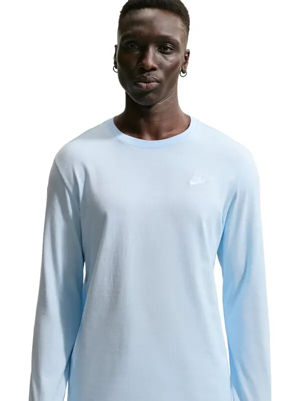 Nike Sportswear Club Long-sleeve T-shirt - Blue