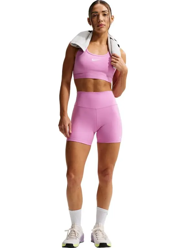 Nike One High-waisted 5" Biker Shorts - Purple