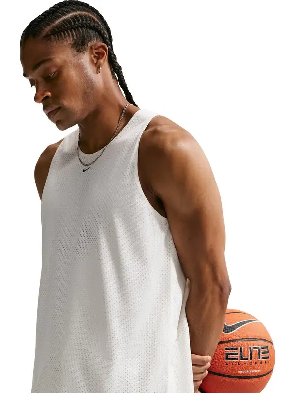 Nike Standard Issue Practice Mesh Basketball Jersey - White