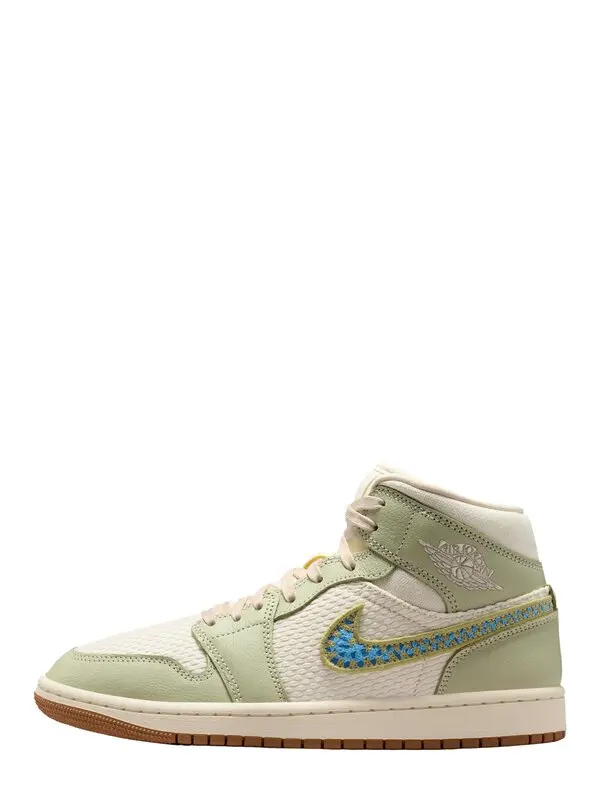 JORDAN 1 Mid Se Sneakers - Green
