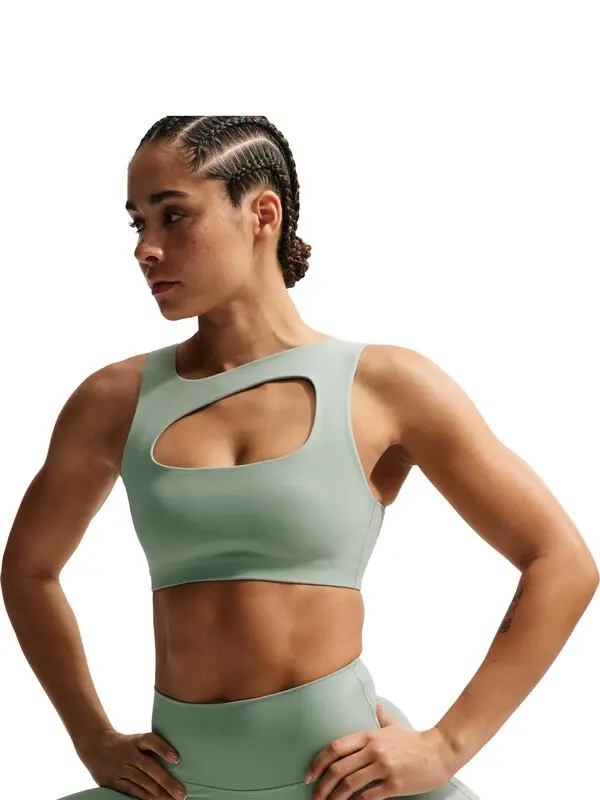 Nike Zenvy Light-support Lightly Lined Sports Bra - Green