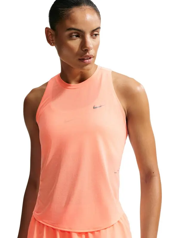 Nike Swift Breathe Dri-fit Running Tank Top - Orange