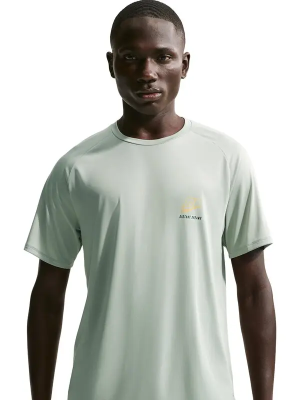 Nike Stride Dri-fit Adv Short-sleeve Running Top - Green