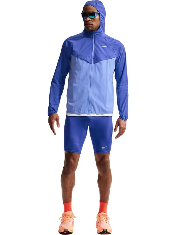 Nike Stride Dri-fit 1/2-length Running Tights - Blue