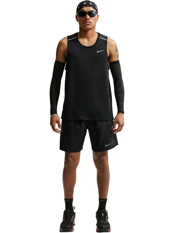 Nike Miler Dri-fit 7" Brief-lined Running Shorts - Black