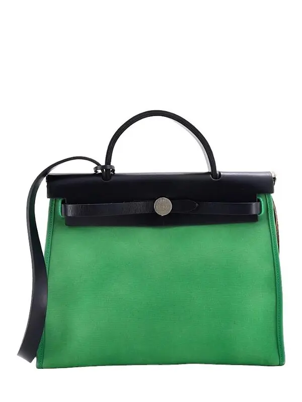 Hermès 31 Herbag Zip - Green