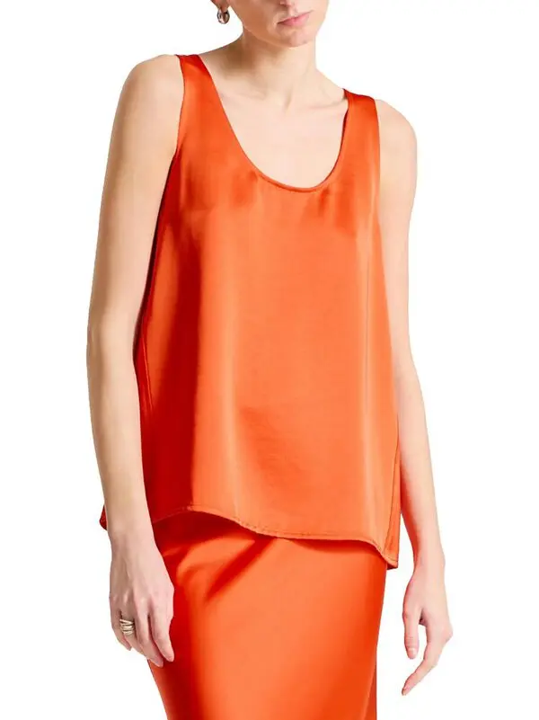 SAINT ART Isola Scoopneck Tank - Mandarin