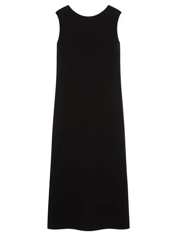 Max Mara Cotton-blend Jersey Maxi Dress - Black