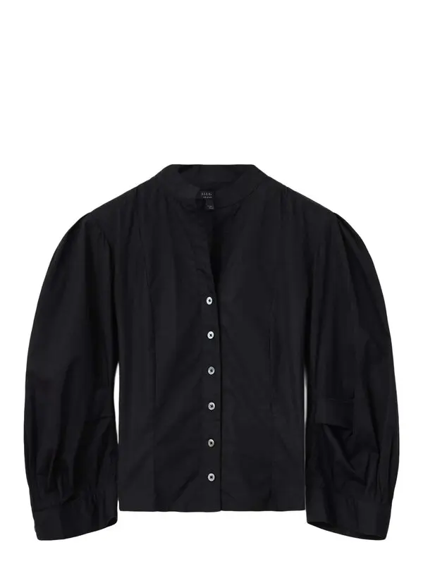 ALLSAINTS Organic Cotton Maud Shirt - Black