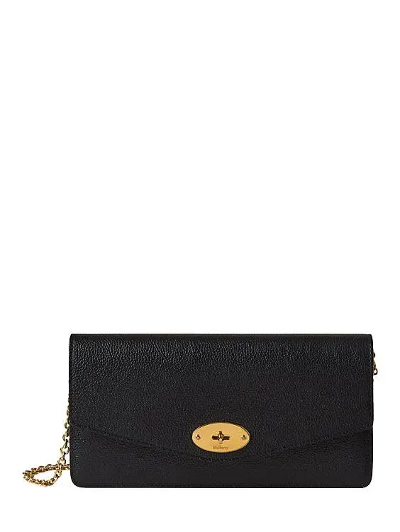 Mulberry Darley Leather Clutch - Black