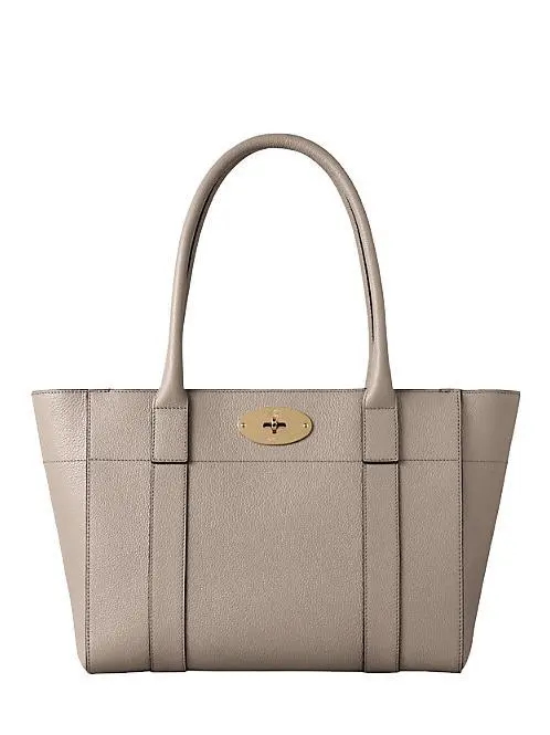Mulberry Bayswater 9 To 5 Leather Shoulder Bag - Cashmere Taupe