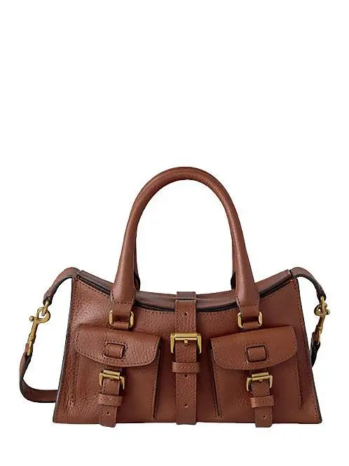 Mulberry Mini Roxanne Leather Top-handle Bag - Oak