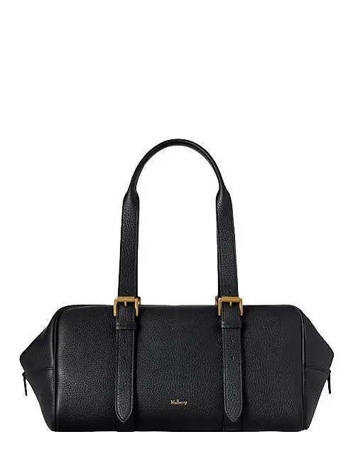 Mulberry Leather Boston Shoulder Bag - Black