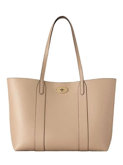 Mulberry Grained-leather Tote Bag With Postman Lock - Crumpet