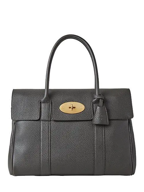 Mulberry Bayswater Heritage Leather Tote Bag - Ebony