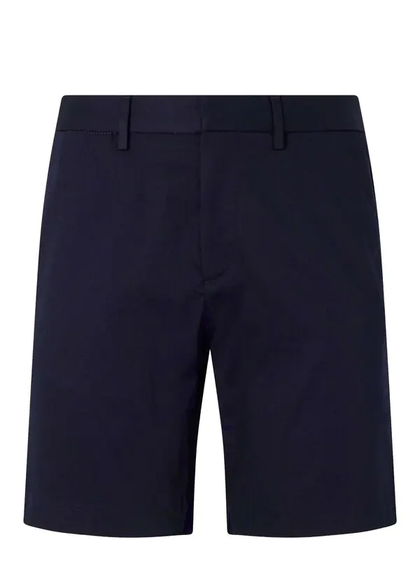 Mr P. Cotton-canvas Bermuda Shorts - Navy