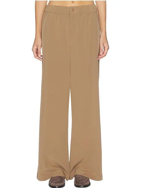 Varley Kayson Wide Leg Pant - Taupe Stone