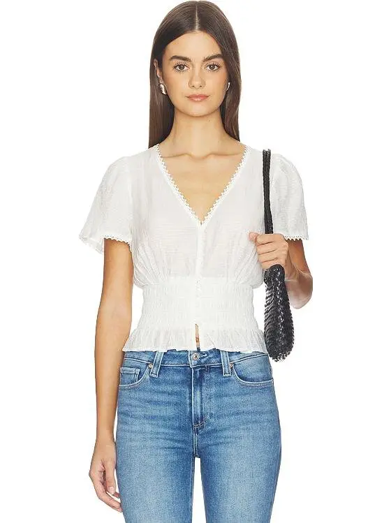Paige Rive Top - White