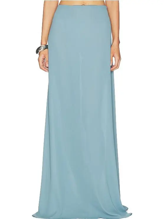 Lapointe Maxi Skirt - Light Slate