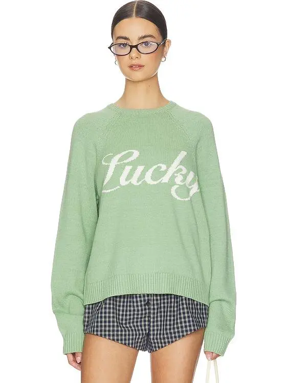 Show Me Your Mumu Off Duty Sweater - Field Green