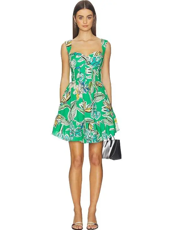 Yumi Kim Sylvia Dress - Tropical Bliss Green