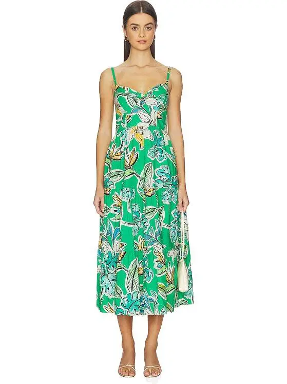 Yumi Kim Marisco Dress - Tropical Bliss Green