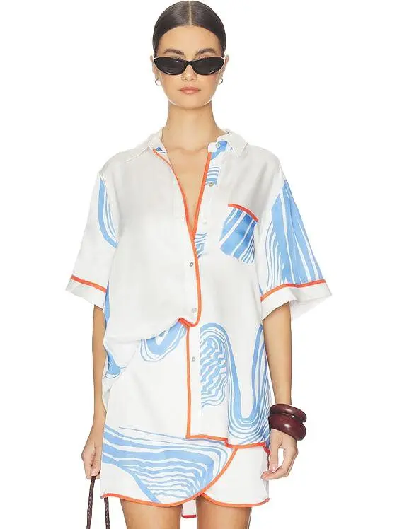 SANCIA The Peita Shirt - Sorrento Print