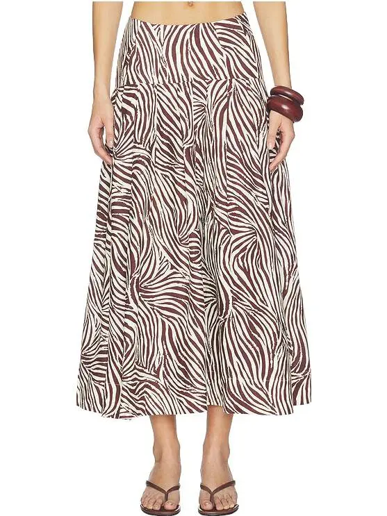 NICHOLAS Yasmin Skirt - Striata Print