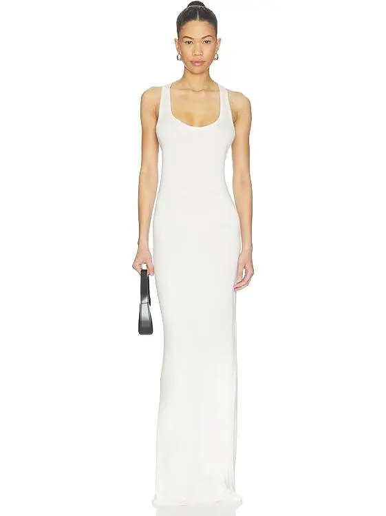 Eterne Soft Jersey Hedi Maxi Dress - Ivory