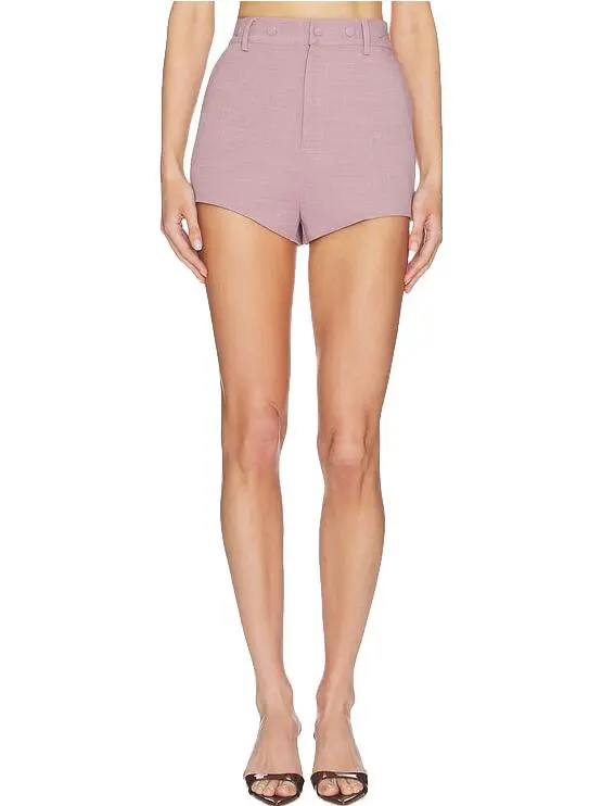 NONCHALANT LABEL Zehra Short - Lilac