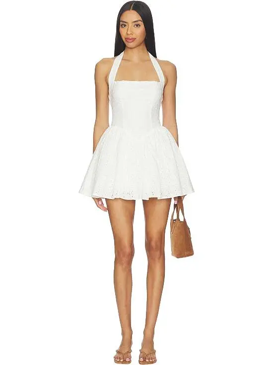 MORE TO COME Jazmin Mini Dress - White
