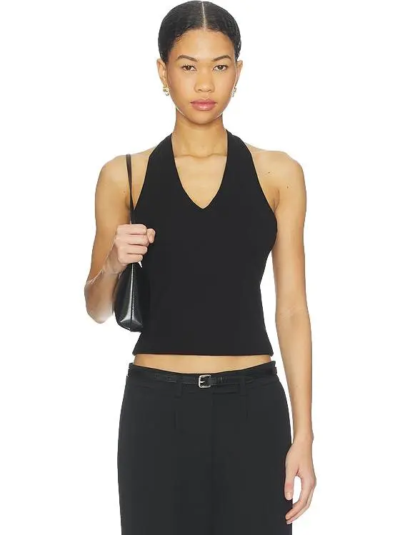Lna Tide Halter Top - Black