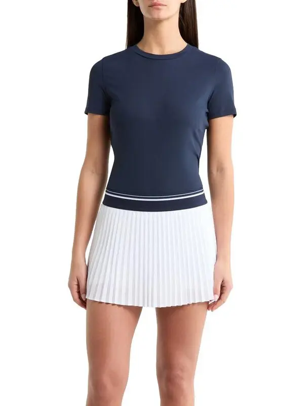 G/fore Tech Golf Upf 50+ Ribbed T-shirt - Twilight