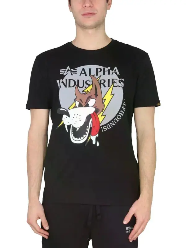 Alpha Industries Graphic T-shirt - Black